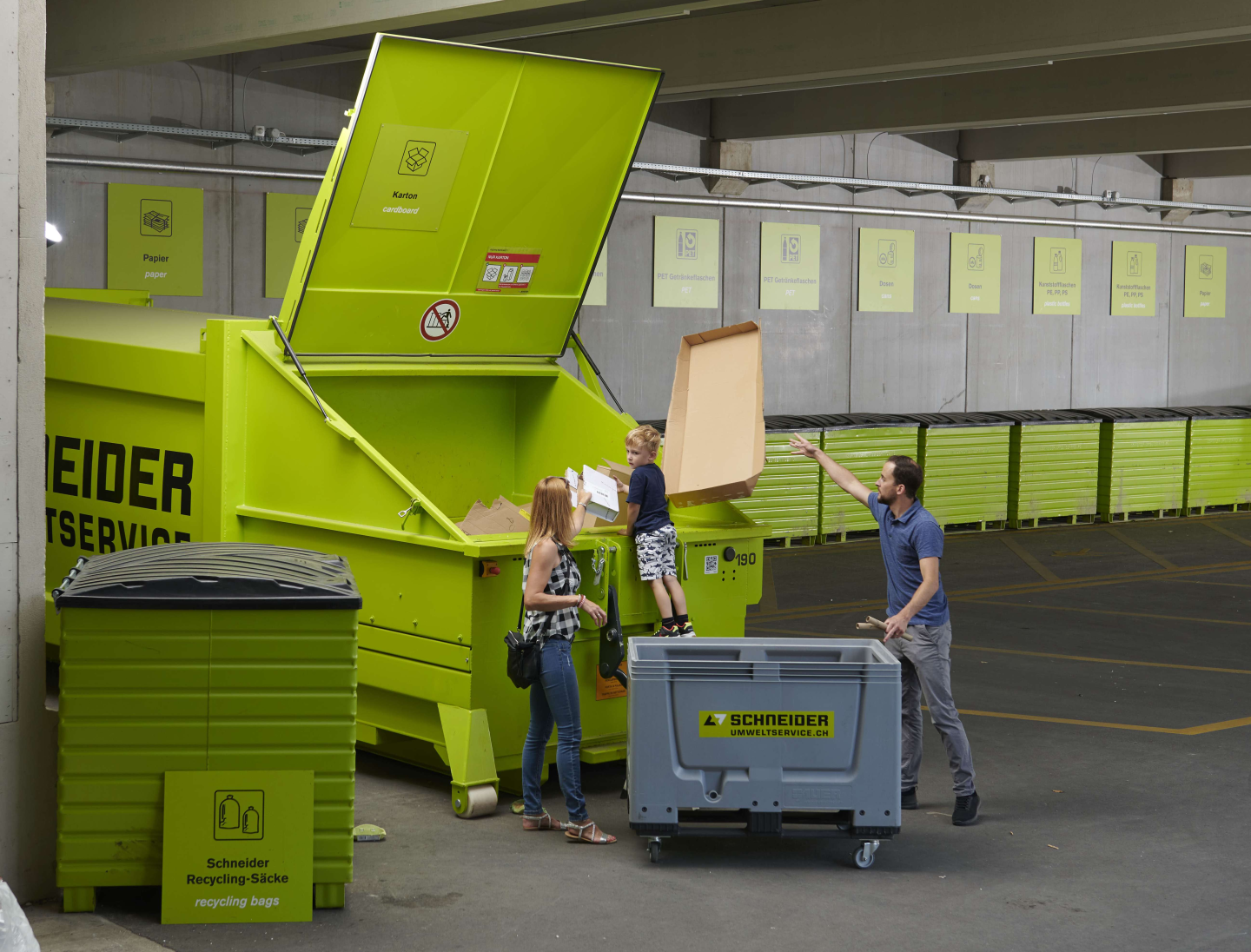 Recycling And Entsorgung In Zürich Zug Luzern Schneider Umweltservice